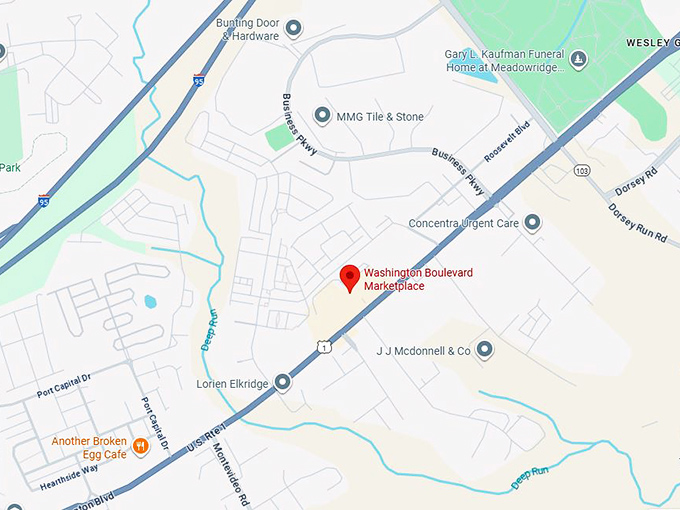 16. washington boulevard marketplace (formerly us‑1 flea market) map