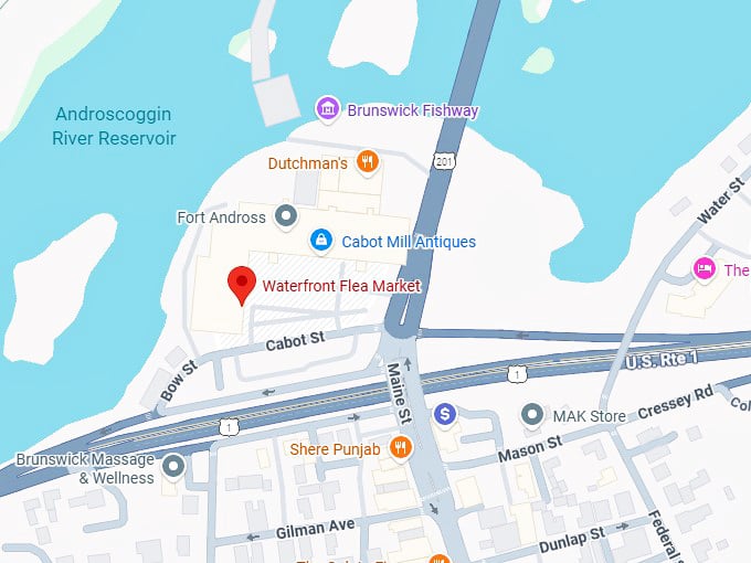 16. waterfront flea market map