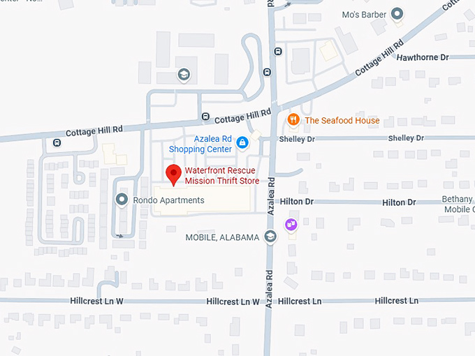 16. waterfront rescue mission thrift store map