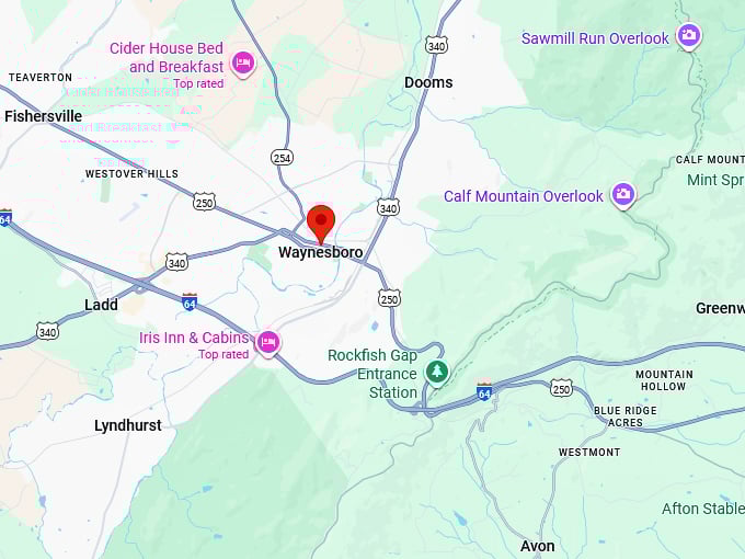 16. waynesboro map