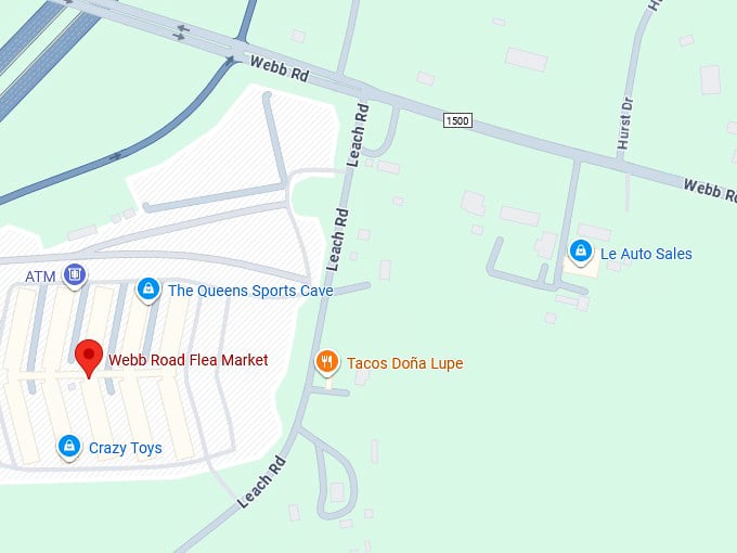 16. webb road flea market map