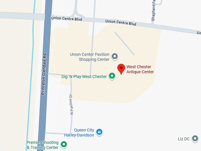 16. west chester antique center map