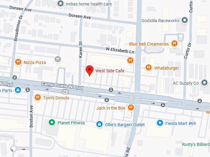 16. west side cafe map