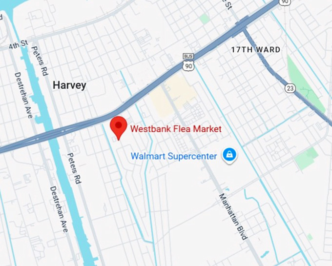 16. westbank fleamarket map