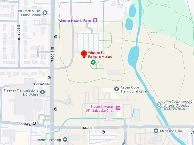16. wheeler farm farmer's market map