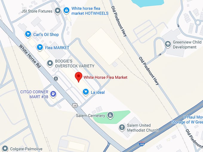 16. white horse flea market map