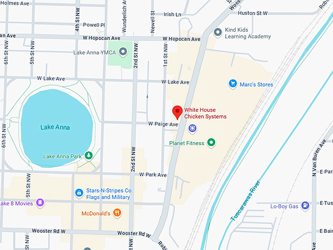 16. white house chicken systems inc map