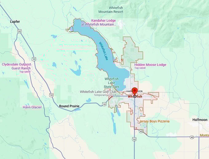 16. whitefish map