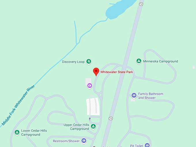 16. whitewater state park map