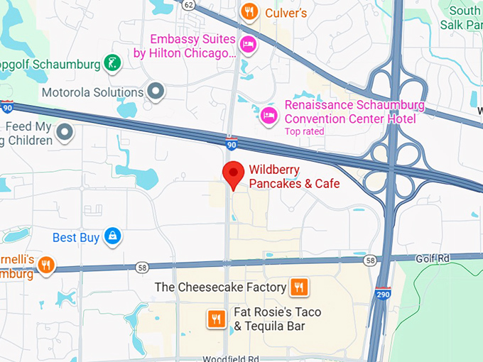 16. wildberry pancakes & cafe map