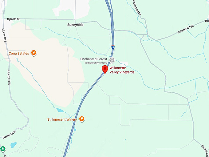 16. willamette valley vineyards map