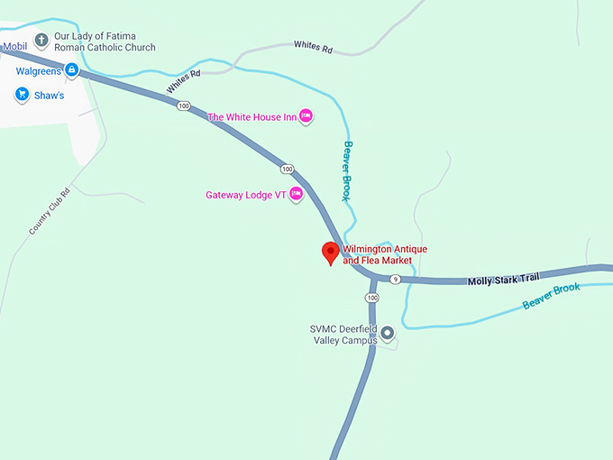 16. wilmington antique and flea market map