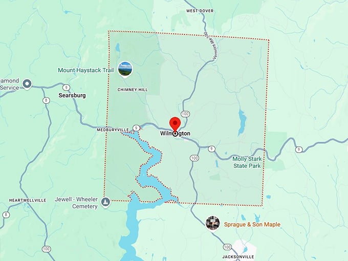 16. wilmington, vt map