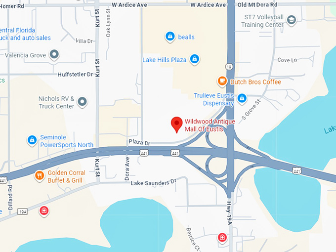 16. wilwood antique mall of eustis map