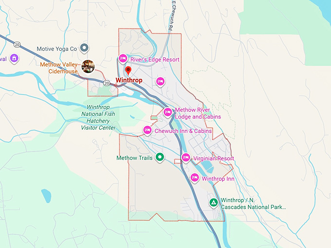 16. winthrop, wa map