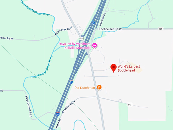 16. world's largest bobblehead map