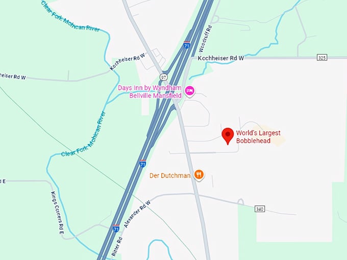 16. world's largest bobblehead map