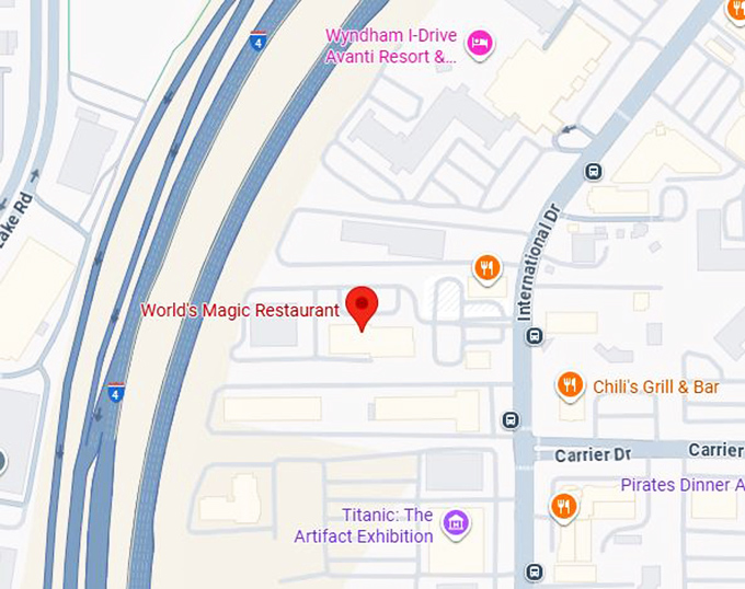 16. world's magic restaurant map