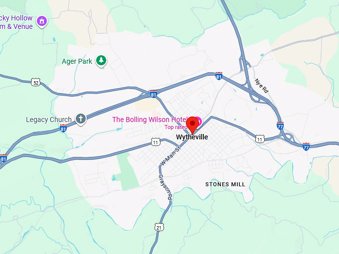wytheville map