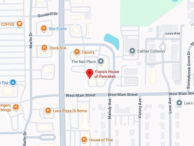 16. yiayia's house of pancakes map