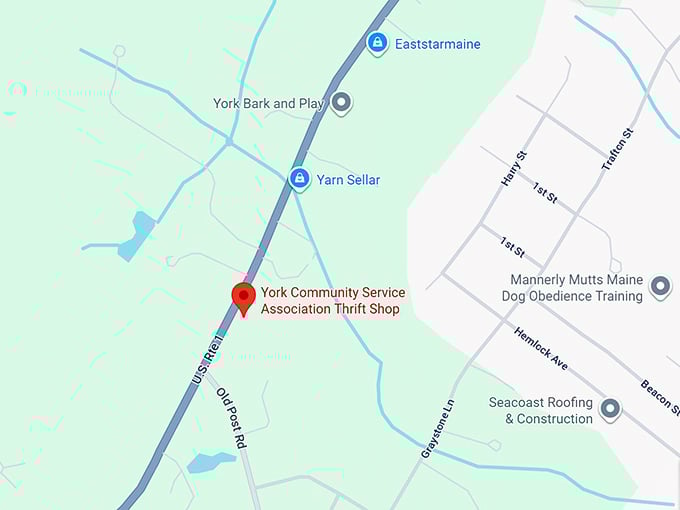 york community service association thrift shop map