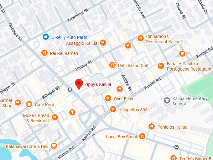 16. zippy's kailua map