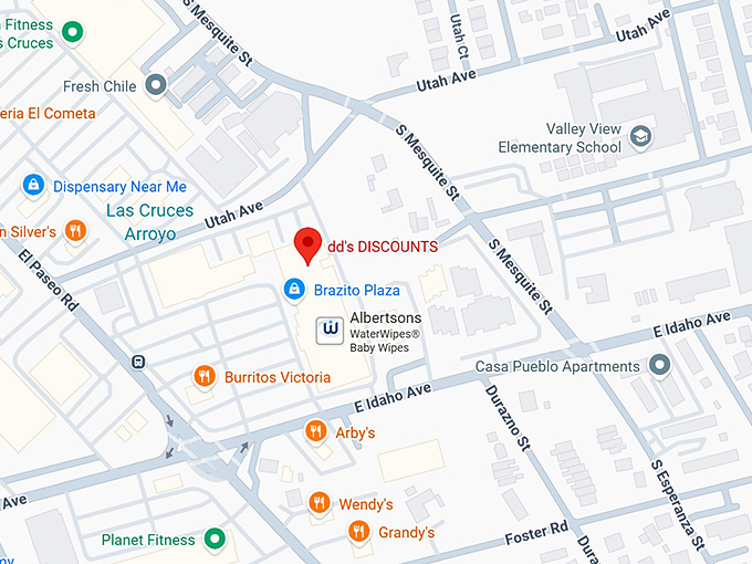 16. dd's discounts map