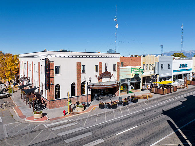 Downtown Alamosa shines with historic charm and mountain views. Those brick buildings have stories to tell!