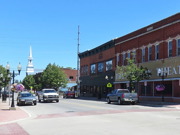 Downtown Alpena welcomes you with classic brick buildings and that white church steeple &ndash; small-town Michigan at its picture-perfect best.