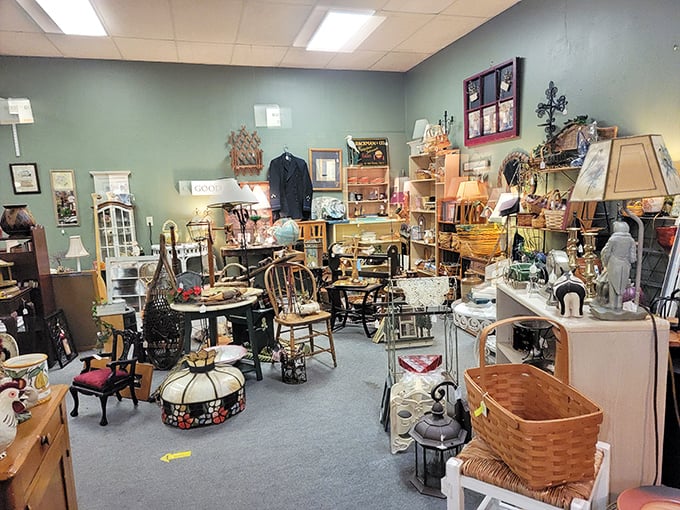 Wander through Antique Alley of Bridgeville and explore a delightful mix of unique vintage furniture and home decor treasures.