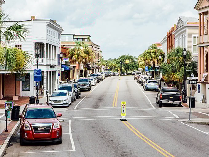 Beaufort's historic downtown invites you to stroll beneath swaying palms, where Southern charm meets coastal breeze.