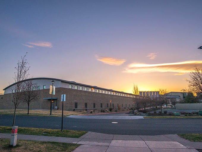 Modern architecture meets mountain town charm - Bend's civic buildings blend seamlessly with the natural landscape.