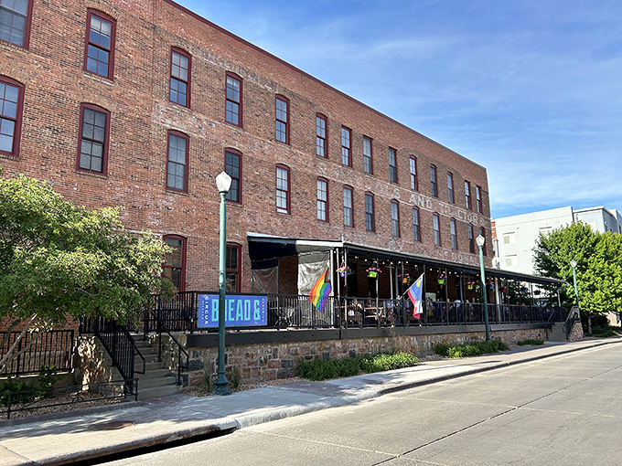 Historic brick charm meets modern culinary creativity in this downtown Sioux Falls gem. The outdoor patio beckons on sunny South Dakota days.