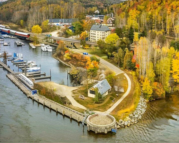 Chester's waterfront looks like someone took a New England postcard and brought it to life with boats and autumn magic.