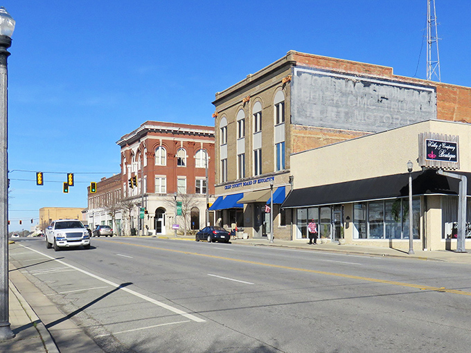 Downtown Cordele whispers stories of yesteryear through its brick buildings. Small-town charm with big personality on full display.