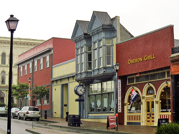 Historic Eureka's colorful storefronts look like they're auditioning for a Wes Anderson movie. The Oberon Grill beckons with Victorian charm.