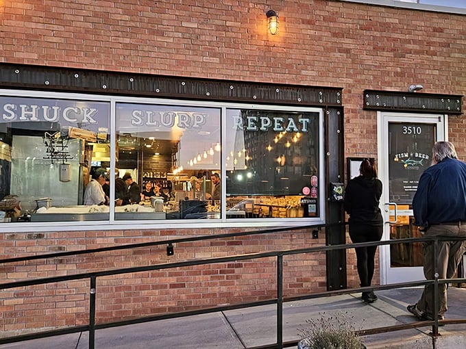 The "Shuck, Slurp, Repeat" mantra at Fish N Beer isn't just clever signage&mdash;it's practically a way of life for Denver seafood lovers.