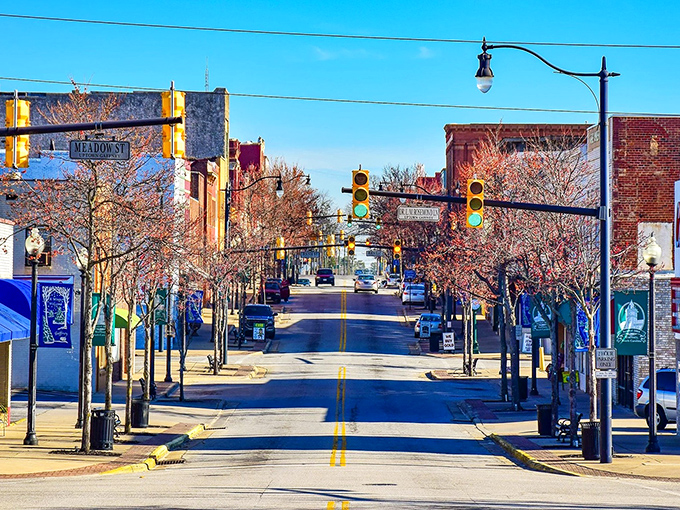 Gaffney's Main Street welcomes you with tree-lined charm and historic storefronts. Small-town America at its most picturesque!
