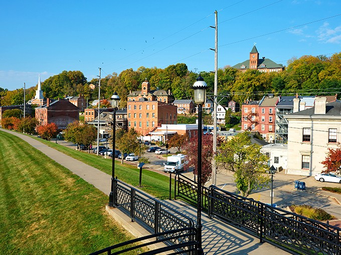 Picture-perfect Galena spreads below like a storybook come to life, complete with autumn colors.