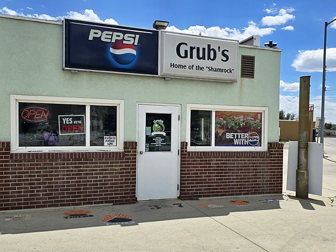Grub's Drive-In stands like a time capsule of Americana, where the "Shamrock" burger has been making Rock Springs residents smile for generations.
