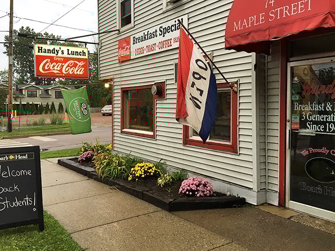 The vintage Coca-Cola sign promises refreshment, but it's the decades of griddle-seasoned goodness that keeps Burlington coming back.