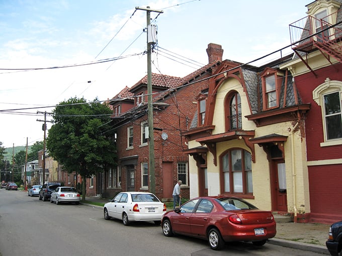 Historic brick buildings line Hornell's quiet streets, where retirement dollars stretch further and neighbors quickly become friends.