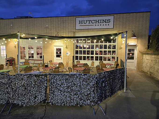 Sometimes the best pizza nights happen under twinkling lights where you least expect them.