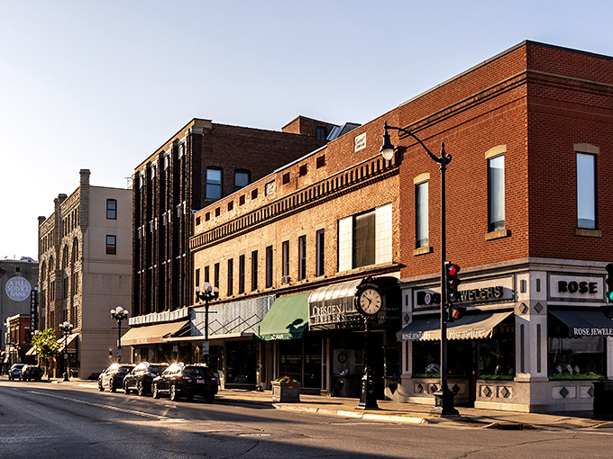 La Crosse's historic downtown looks like a movie set where small-town charm meets big-city architecture.