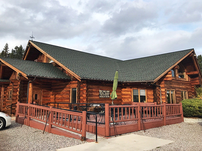 This log cabin isn't just gorgeous&mdash;it's where Montana's best steaks meet mountain magic. Rustic perfection awaits!