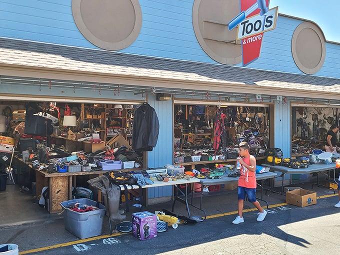 Tools & more! This blue-fronted treasure trove is where handymen find paradise and the rest of us discover things we never knew we needed.