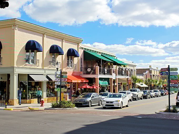 Mount Dora's charming downtown looks like a movie set where small-town America still thrives, complete with awnings that actually serve a purpose.