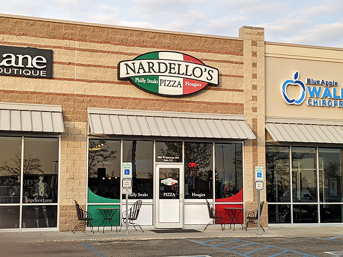Strip mall magic happens here - Nardello's proves great pizza doesn't need fancy real estate to shine. 