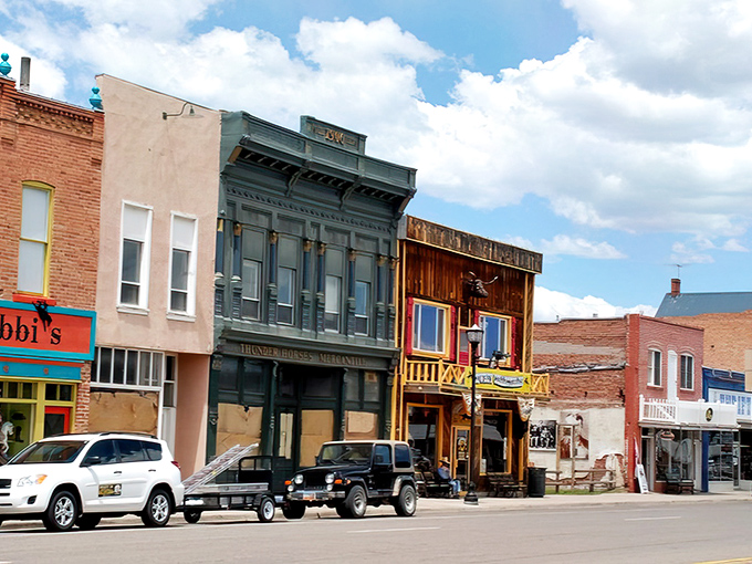 Historic storefronts line Panguitch's Main Street, where time seems to move at its own delightful pace.