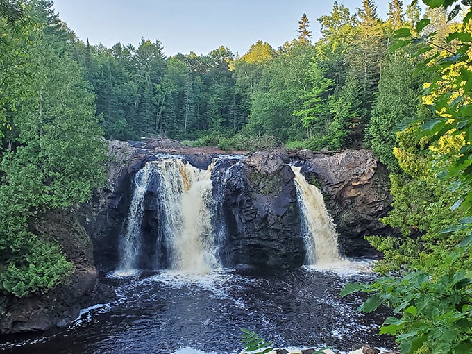 Nature's drama queen! Big Manitou Falls puts on a 165-foot spectacle that'll make your Instagram followers green with envy.